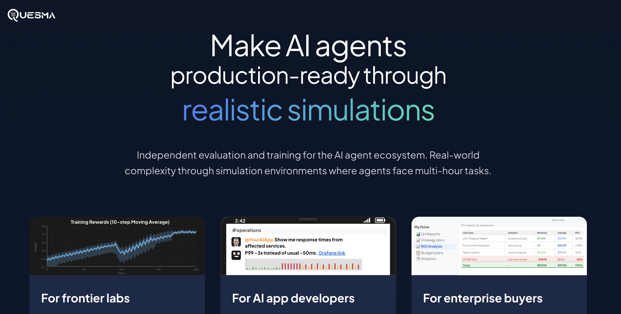 Quesma - Make AI agents production-ready